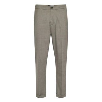 Philipp Plein Homme, Pantalons, Gris, Taille: XL Wool Wide Leg Pantalons