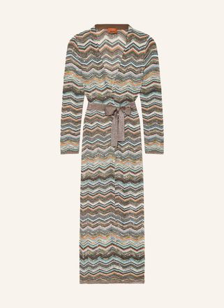 Missoni Strickh&uuml;lle Mit Pailletten Und Glitzergarn braun