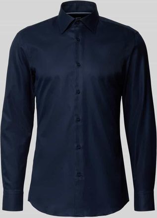 HUGO BOSS Slim Fit Businesshemd aus reiner Baumwolle Modell H-HANK-K