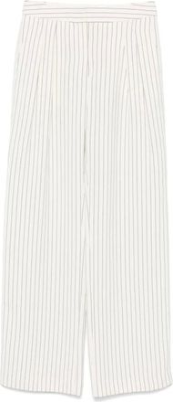 Loulou Studio Femme, Pantalons, Blanc, Taille: 34 FR Ayla Tailored Pantalons