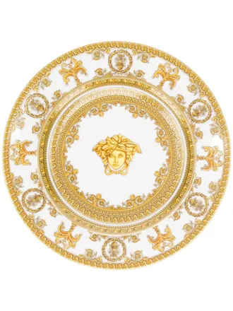 Versace assiette Medusa Baroque 18cm - Blanc