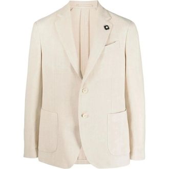Lardini Homme, Vestes, Beige, Taille: 3XL Veste &Eacute;l&eacute;gante Multicolore