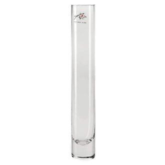 Matches 21 matches21 Vase Glas schlicht Dekoglas Klarglas Glasvase Blumenvase Zylinder hoch rund 1 STK - Ø 4x26 cm