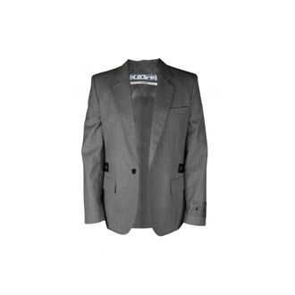 Off-white Homme, Vestes, Gris, Taille: XL Veste crois&eacute;e