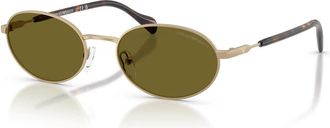Emporio Armani unisex, Accessoires, Jaune, Taille: 54 MM Ea2175 Lunettes de soleil
