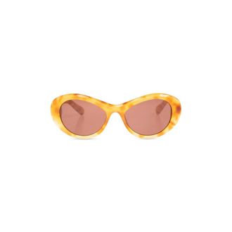 Jacquemus Rond Sonnenbrillen - - Accessories - Damen - Gelb - ONE SIZE
