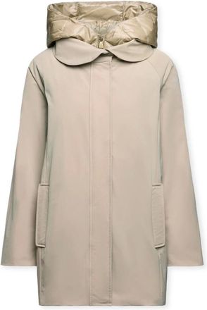 Elena Miro Femme, Vestes, Beige, Taille: 44 FR Veste matelass&eacute;e superposable