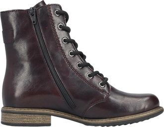 Rieker Schn&uuml;rstiefelette - - Shoes - Damen - Rot - 37 EU