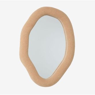 Sklum Sklum - Miroir mural en peau de mouton Ceniro 70x100 cm