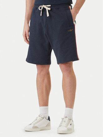 Aeronautica Aeronautica Militare Sportshorts 261BF0030UF00677 Dunkelblau Regular Fit