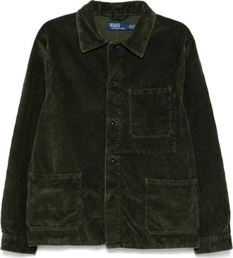 Polo Ralph Lauren Hemd aus Cord - Gr&uuml;n