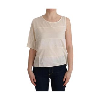 Costume National Schicke One-Shoulder Bluse - - Blouses & Shirts - Damen - Beige - 2XS