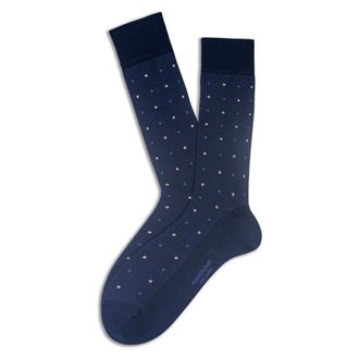 Marcoliani Chaussettes Contemporary Dots - Homme - Sous-v&ecirc;tements - Bleu - Taille: ONE Size