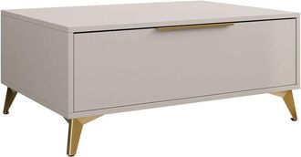 Best Mobilier Bestmobilier - Boccioni - table basse - beige - 104 cm