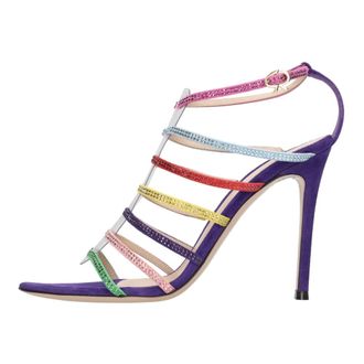 Gianvito Rossi Femme, Chaussures, Multicolore, Taille: 37 EU Sandales Multicolores