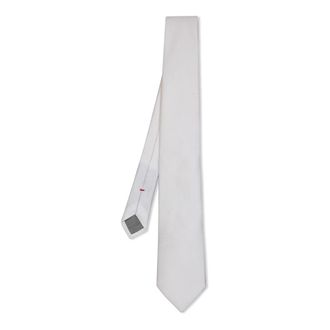 Dell'Oglio Oxford Krawatte - - Accessories - Herren - Wei&szlig; - ONE SIZE