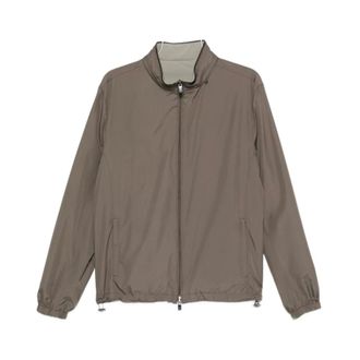 Corneliani Homme, Vestes, Beige, Taille: 4XL Giubbotto zip