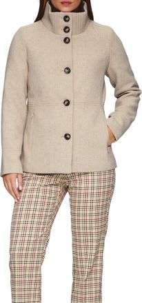 s.Oliver Twilljacke mit Strick-Stehkragen und Eingrifftaschen