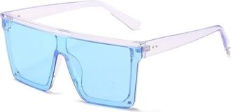 Generic Lunettes De Soleil &Agrave; Monture Large For Hommes Et Femmes, Id&eacute;ales For La Conduite En Ext&eacute;rieur Les Vacances. D&eacute;coratives(Blue)