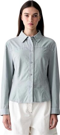 Marc O'Polo Femme, Blouses et Chemises, Bleu, Taille: 36 FR Chemises > Chemises