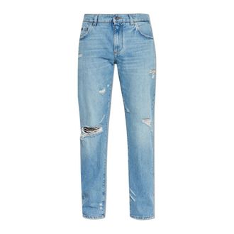 Dolce & Gabbana Homme, Jeans, Bleu, Taille: XL Jeans Classiques