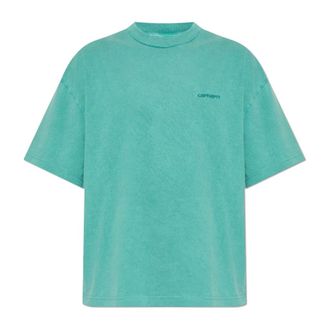 Carhartt Work in Progress Homme, Tops, Vert, Taille: M Benton T-Shirt