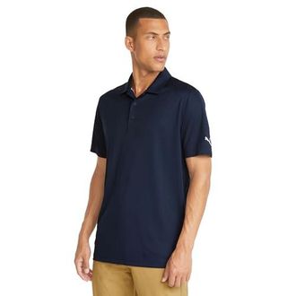 Puma Polo Gamer Chemise à Bouton Bas, Bleu Marine Vif, L Homme