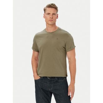 G-Star T-Shirt Sustainable D16396-B353-2199 Khakifarben Relaxed Fit