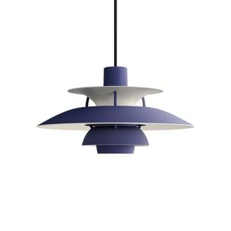 Louis Poulsen Suspension PH - Bleu - Aluminium laqué - Designer Poul Henningsen