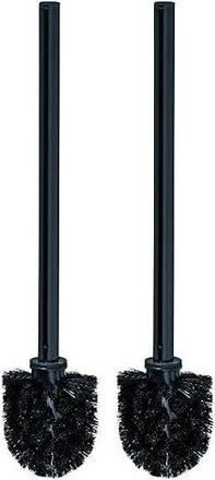 Fackelmann Fackelmann Toilettenb&uuml;rste New York - Klob&uuml;rste in Schwarz Matt - Starke Borsten f&uuml;r eine gr&uuml;ndliche Reinigung - ca. 7,5 x 37,5 x 7,5 cm (Packung mit 