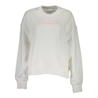 Calvin Klein Damen, Sweatshirts & Hoodies, Wei&szlig;, XLGr&ouml;&szlig;e