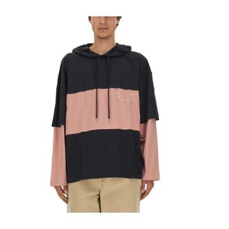 &Eacute;tudes Studio Homme, Sweatshirts et sweats &agrave; capuche, Multicolore, Taille: M Sweat &agrave; capuche avec logo pour homme