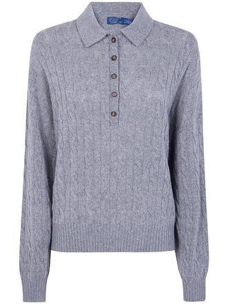 Ralph Lauren Sweater Cashmere Outpost Gray Heather