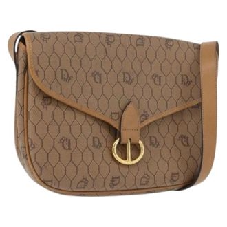 Dior Pre-owned Schultertasche aus Kunststoff-Waben-Canvas - - Pre-owned - Damen - Beige - ONE SIZE