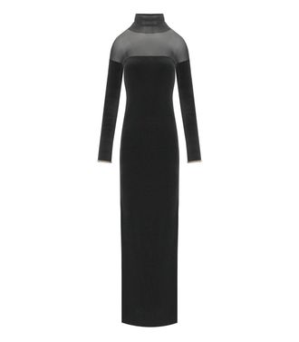 Elisabetta Franchi ROBE RED CARPET NOIRE ELISABETTA FRANCHI