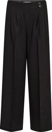 Co'Couture Femme, Pantalons, Noir, Taille: 44 FR Wide Pantalons