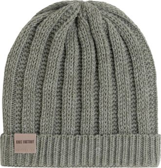 Knit Factory Nica M&uuml;tze - Urban Green - One Size