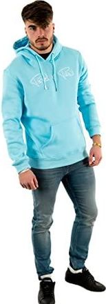 Project X Paris Sweat à Capuche Unisexe Signature Bleu Clair L