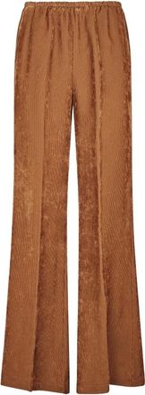 Forte_Forte Femme, Pantalons, Brun, Taille: 40 FR Wide Pantalons