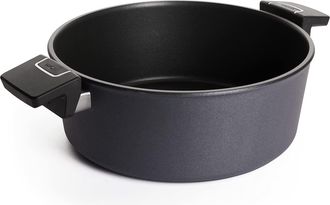 Woll Diamond Lite Kasserolle - Induktiv -, Ø 28 cm, 10,5 cm hoch, 5.5 Liter, mit 2 Seitengriffen - Geeignet für alle Herdarten, Aluminiumguss, Antihaft-Ver