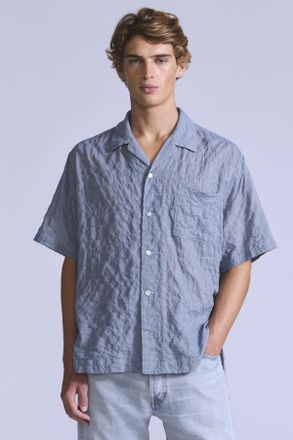Levi's Kurz&auml;rmliges Camp Shirt - Herren - Blau / Blau