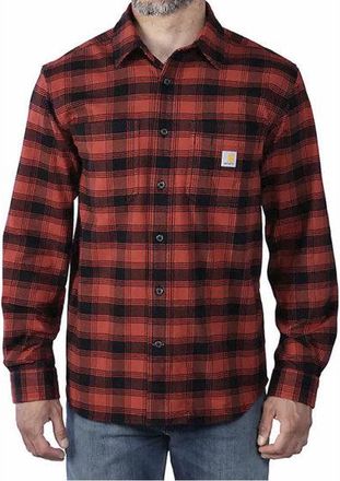 Carhartt Work in Progress Rugged Flex Midweight Flannel Plaid M - Langarm Hemd - Herren