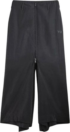 Yohji Yamamoto Femme, Pantalons, Noir, Taille: 38 FR UT Dip Dye Wide Pants