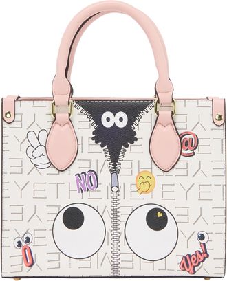 Mymo Handtasche Handtasche Frauen Wei&szlig; Rosa
