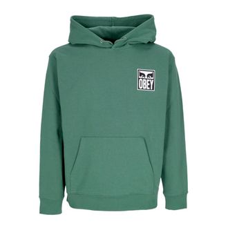 Obey Premium Kapuzenpullover mit Augen-Icon - - Sweatshirts & Hoodies - Herren - Gr&uuml;n - XL