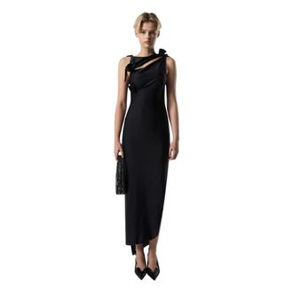 Coperni Femme, Robes, Noir, Taille: 42 FR Flower Gown