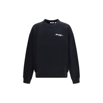 Off-white Schwarzes Baumwoll-Sweatshirt