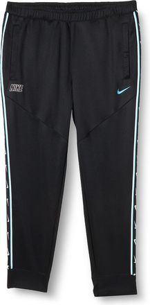 Nike Herren NSW Repeat Spk Jogger T-Shirt, Schwarz/Schwarz/Baltic Blue, S