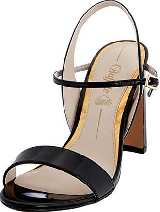 Buffalo Femme Jean Neat Sandale à Talon, Noir, 40 EU