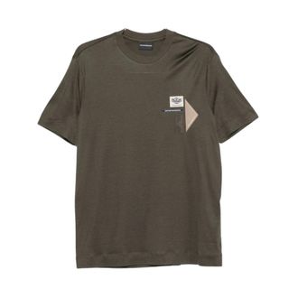 Emporio Armani Herren, Oberteile, Gr&uuml;n, LGr&ouml;&szlig;e
